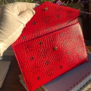 MCM | Bags | Mcm Visetos Envelope Clutch With Original Box | Poshmark